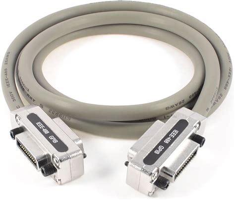 Qtqgoitem 6 6ft Length Gray Ieee 488 Gpib Connector