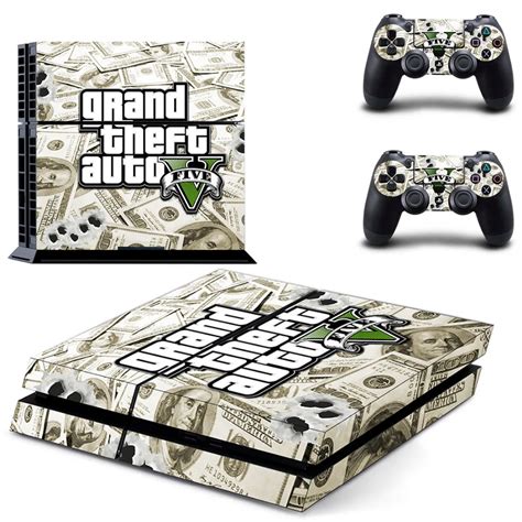Game Grand Theft Auto V Gta 5 Ps4 Skin Sticker Decal For Sony