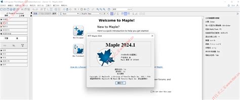 Maplesoft Maple 20241 中文版安装教程