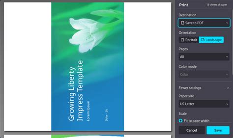 Error While Printing Horizontal Pdfs Rfirefox
