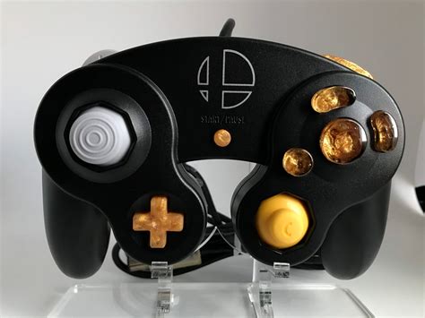 Brilliant Gold Nebula Gamecube Buttons Abxy Z D Pad And Start
