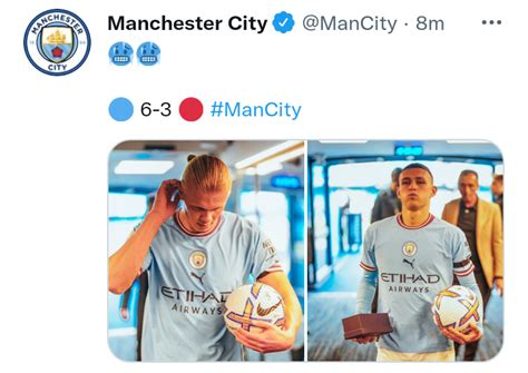 Erling Haaland And Phil Foden Pose With Their Match Day Balls After Hat Tricks For Man City