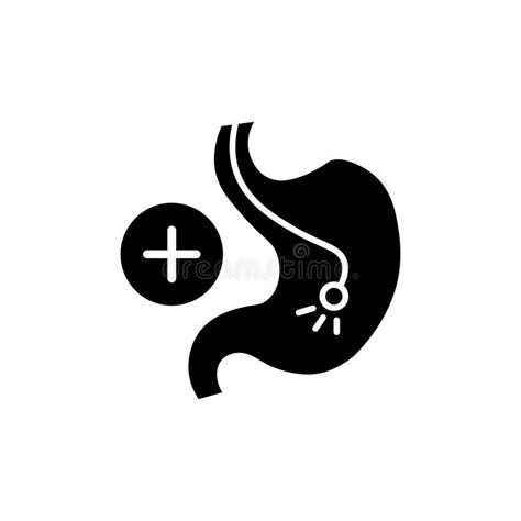 Endoscopy Icon Set Gastrointestinal Endoscope Examing Vector Symbol In