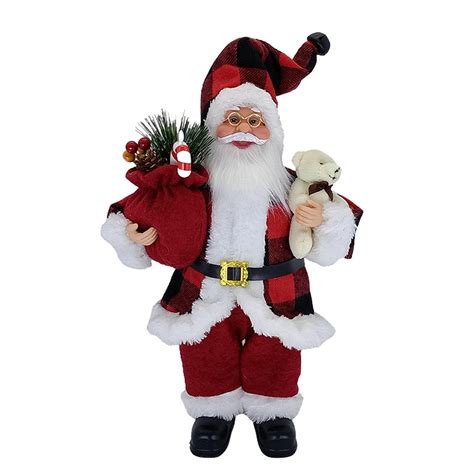 Standing Santa Claus Figure Santa Claus Doll Christmas Decorations