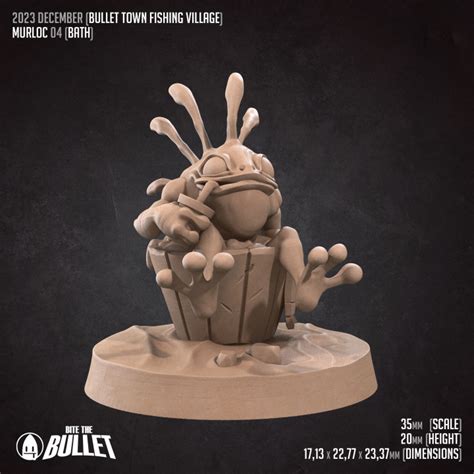 3d Printable Murlocs 5 Models By Bite The Bullet