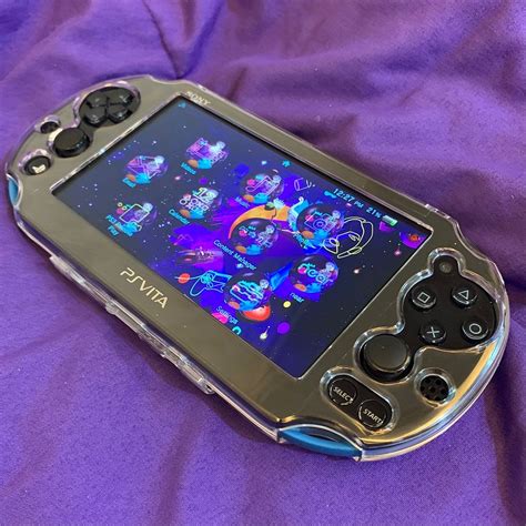 64gb Modded Blue Black PSVita Slim 2000 Series WiFi 3 60 HENKaku Enso