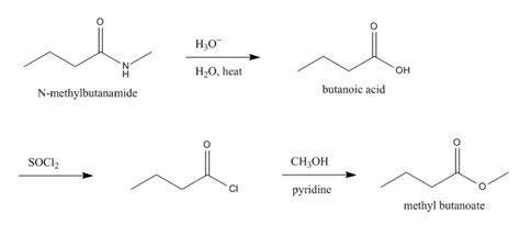 How Could You Convert N Methylbutanamide Into These Compound Quizlet