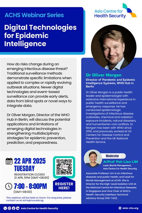 Digital Technologies For Epidemic Intelligence Saw Swee Hock School Of Public Health
