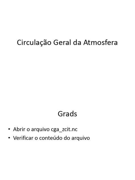 Circulação Geral Da Atmosfera Pdf