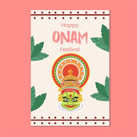 Premium Vector Onam Vector Social Media Wishing Poster