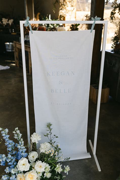 White Rectangle Signage Frame Ivy And Bleu