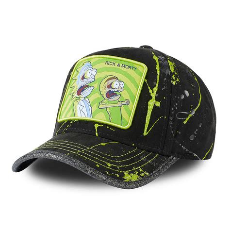 Rick And Morty Portal Capslab Baseball Cap Black Elbenwald