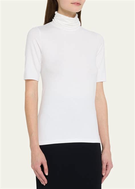Majestic Filatures Soft Touch Elbow Sleeve Turtleneck Bergdorf Goodman