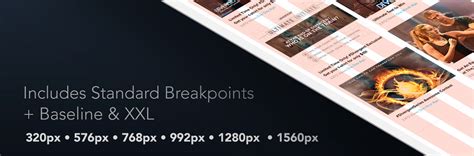 Bootstrap 4 0 Responsive Psd Grid Mobile And Desktop Behance