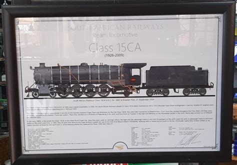 Profile Posters South African Railways Class 15ca Steam Locomotive