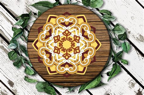 3d Layered Mandala Multi Layer Svg Cut File 606791 Cut Files