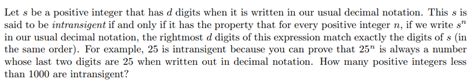 solved let s be a positive integer that has d digits when it