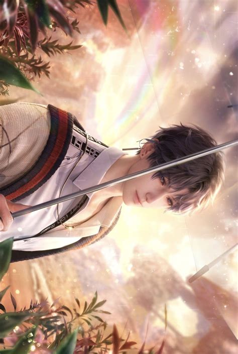 Rafayel Rainbow Strokes In 2024 Rafayel Deep Space Handsome Anime