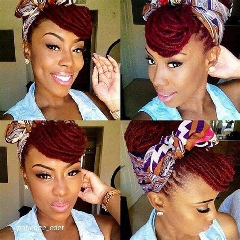 Pinup Style Awesome Ways To Style Your Box Braids And Locs Dreads