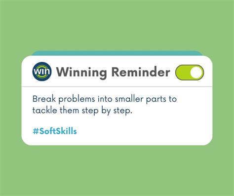 Problemsolving Softskills Win Learning