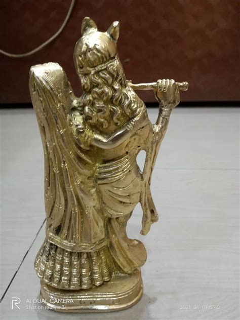 Brass Radha Krishna Statue Temple At ₹ 800kg In Aligarh Id
