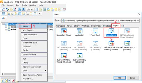 Creating The PowerServer Project PowerServer 2022 Help