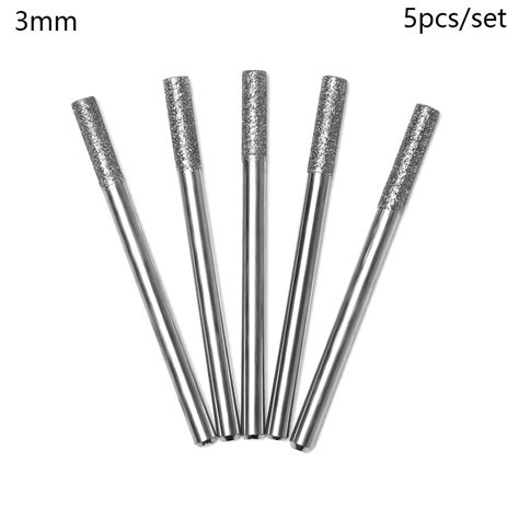 Dayfuli 5pcs 5 32 3 4 5mm Abrasive Mounted Stone Grandado