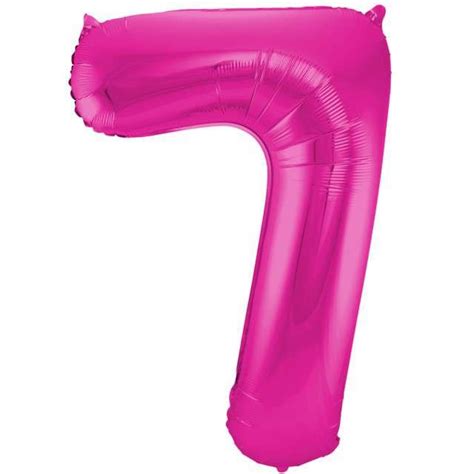 Balon foliowy cyfra różowy cm Folat Przyjęcia i okazje w Sklepie EMPIK
