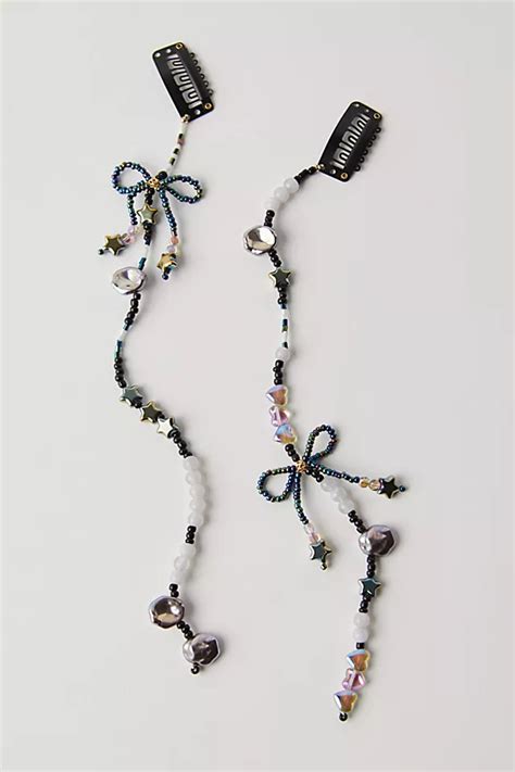 Sweet Delight Bow Braid Clips Free People