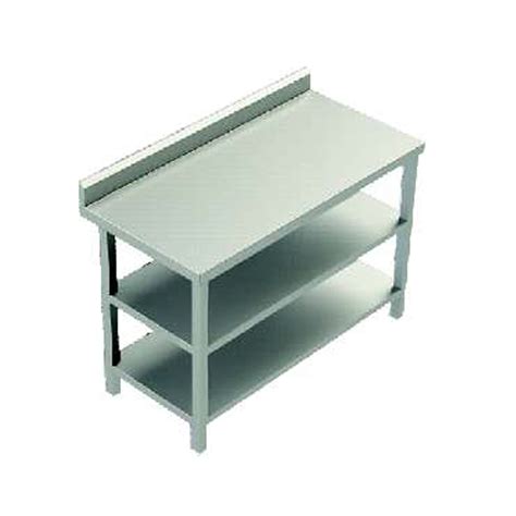Work Table With 2 U S Color Silver At Best Price In Delhi Aahar Kitchen Equipment