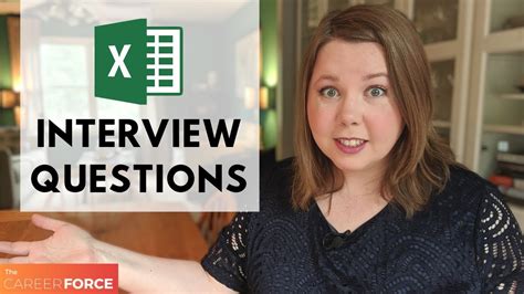 Top 5 Excel Interview Questions Youtube
