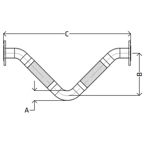 Flexiflow Seismic V Loop W Floating Ansi 150 Flanges The Metal Company