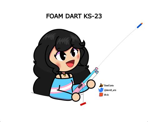 Sammy With A Foam Dart Ks 23 By Dyeacrysta On Newgrounds