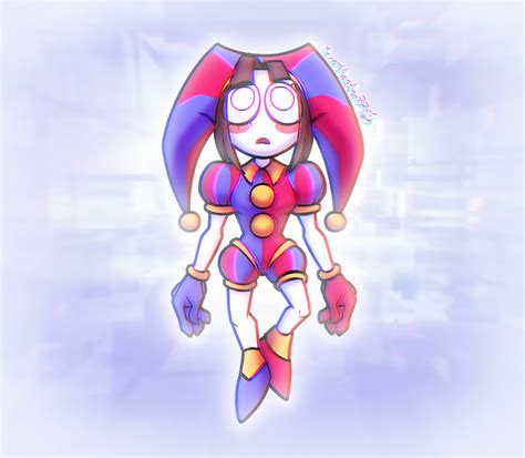 Pomni Look Into The Void Fanart I Made R Thedigitalcircus