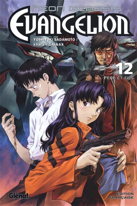 Ikari Shinji Katsuragi Misato Ikari Gendou And Mass Production Eva