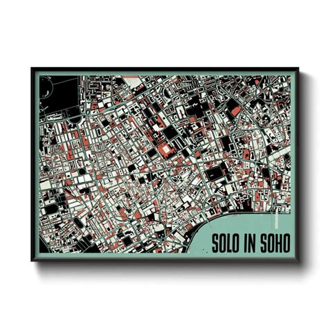 Design Your Own Map Frame It Then Hang It