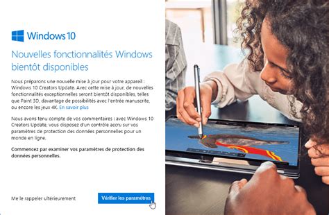 Mise Jour Windows Creators Version