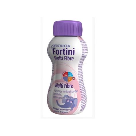FORTINI MULTI FIBRE INTEGRATORE ALIMENTARE GUSTO FRAGOLA 200ML Minsan