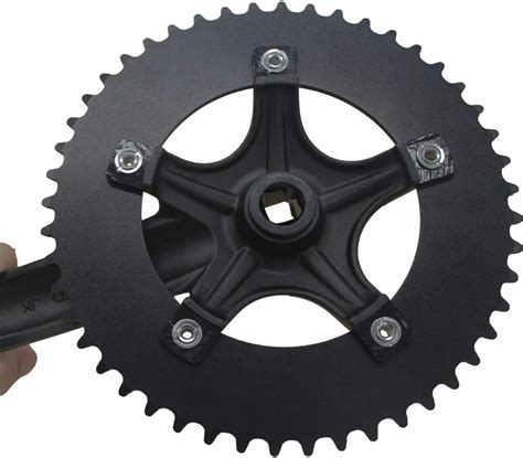 GANOPPER T Single Speed Road Bike Track Fixie Crankset Mm BCD Black Buy Now With