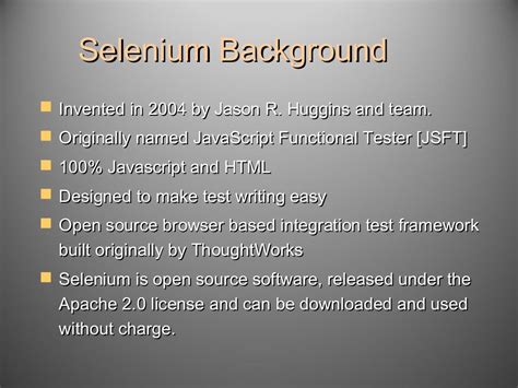 Selenium Installation Presented By Quontra Solutions