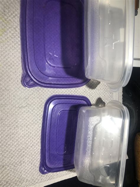 These Tupperware Have Symbols On Them Like Hearts And Stars So You Know