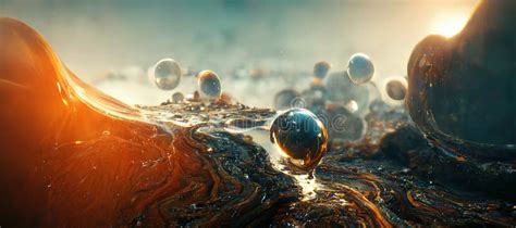 Bubble Circle Melted Texture Background Water Stock Illustration Illustration Of Texture