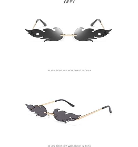 Womens Mens Fashion Fire Flame Sunglasses Eyewear Luxury Trending