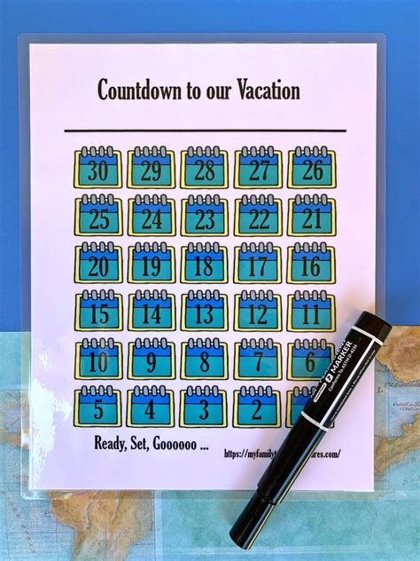 Vacation Countdown Calendar