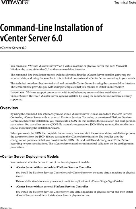 Vmware Command Line Installation And Upgrade Of Vcenter Server 5 5 V