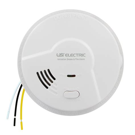 Usi Hardwired Ionization Smoke And Fire Alarm With Battery Backup