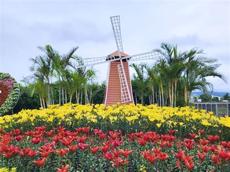 台中后里｜中社觀光花市｜一年四季都可以賞花．婚紗攝影觀光賞花勝地 茵芸旅食中