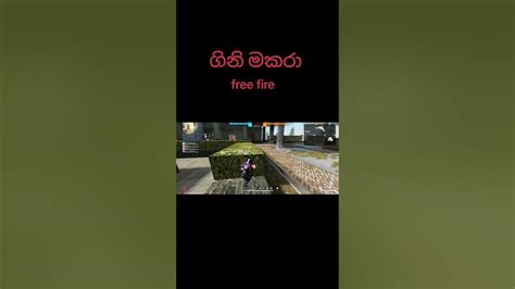 🥰freefire Videos ගිනි මකරා 🥰 Youtube