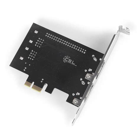 Au Pci Express Expansion Card Pci E Pcie To 2 Esata Sata Ide Adapter