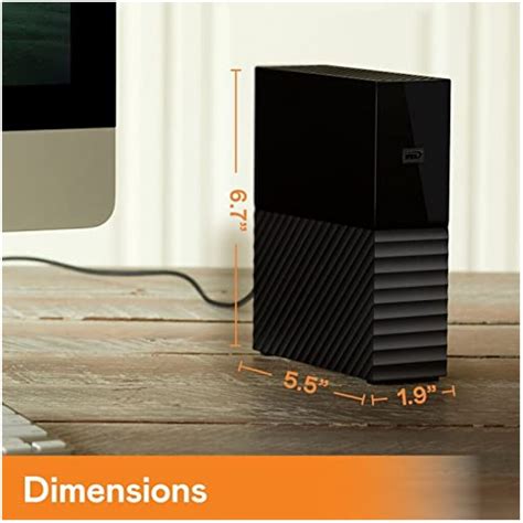 Wd 4tb My Book External Hard Drive Desktop Hdd With Password